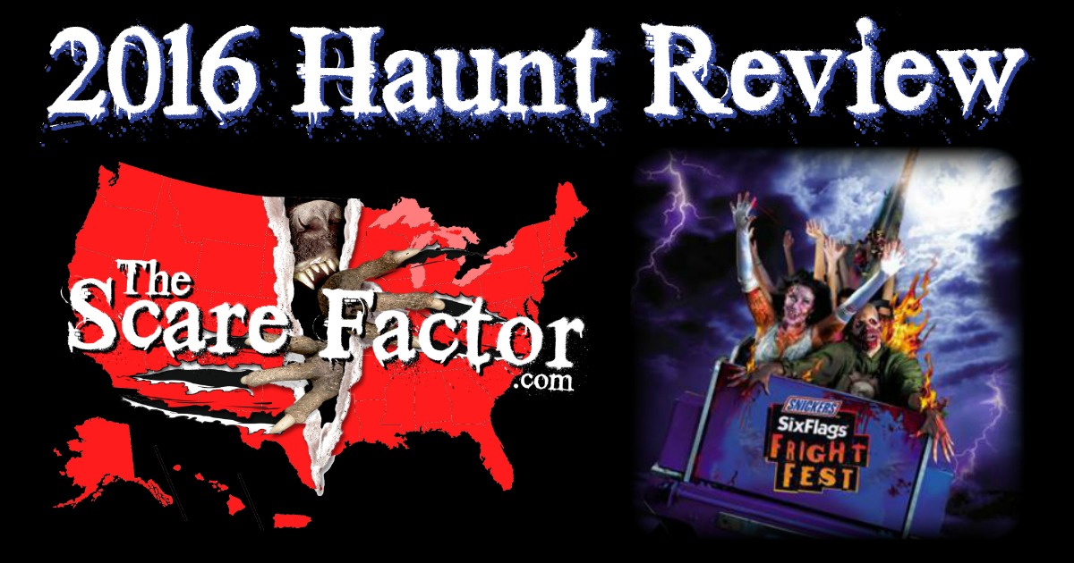 Six Flags Fright Fest NJ Review 2016 - The Scare Factor Haunt Reviews