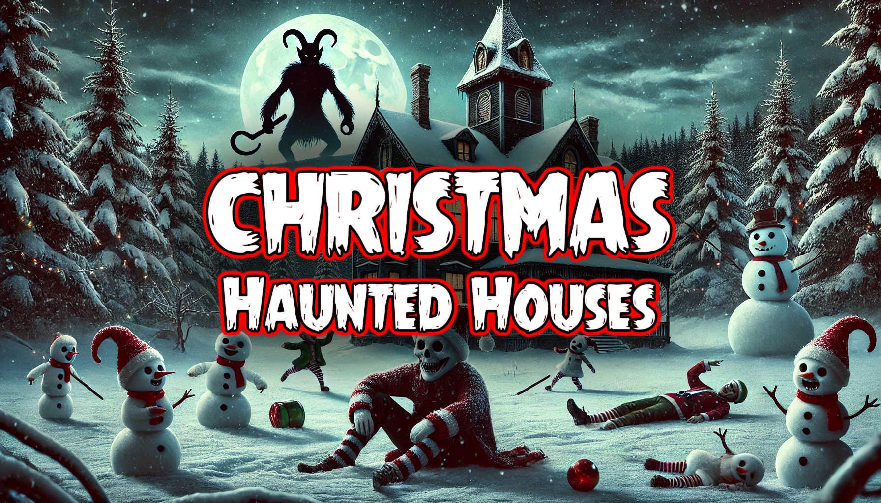 Christmas Haunted Houses Open in December | The Scare Factor