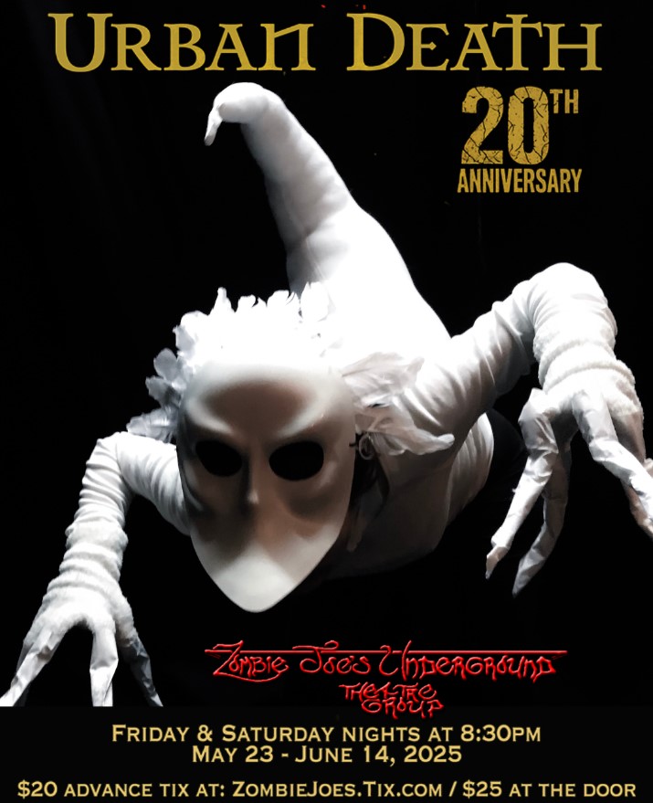 Zombie Joe's 20th Anniversary Urban Death Show + Maze | Press Releases